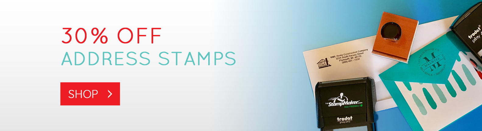 Custom Rubber Stamps | Address Stamps, Date Stamps, & More ...