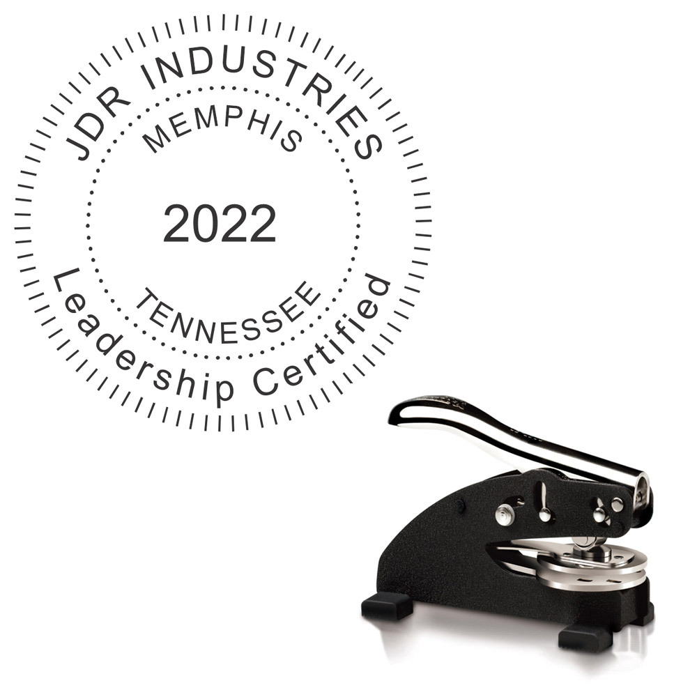 Desktop Embosser with Your Text | Emboss on Paper or Gold Foil