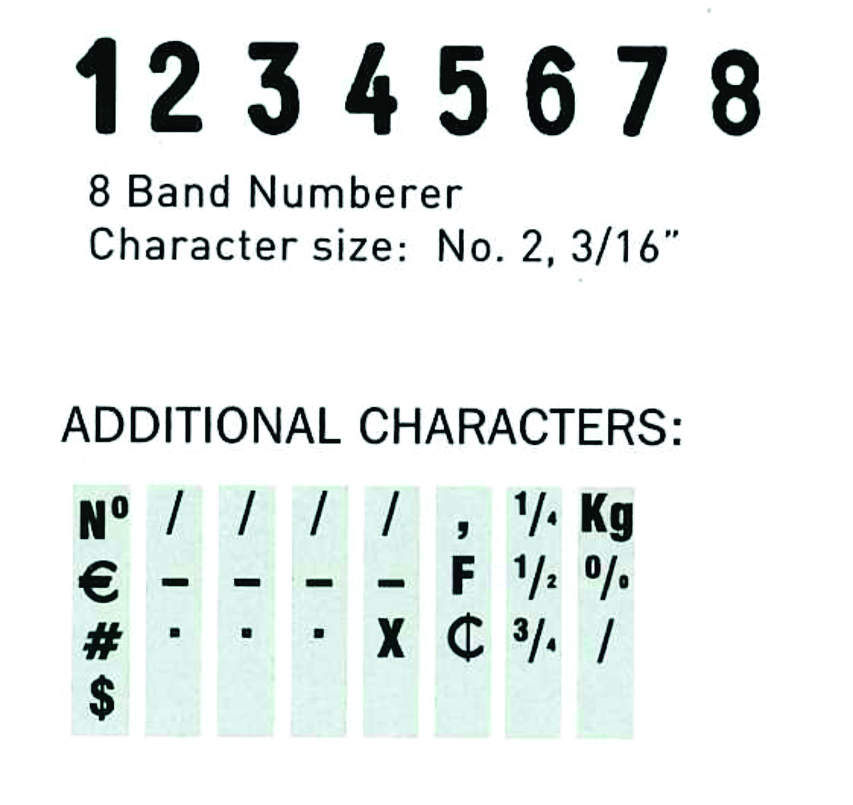 Trodat 5558 Number Stamp | Self-Inking Rubber Stamp