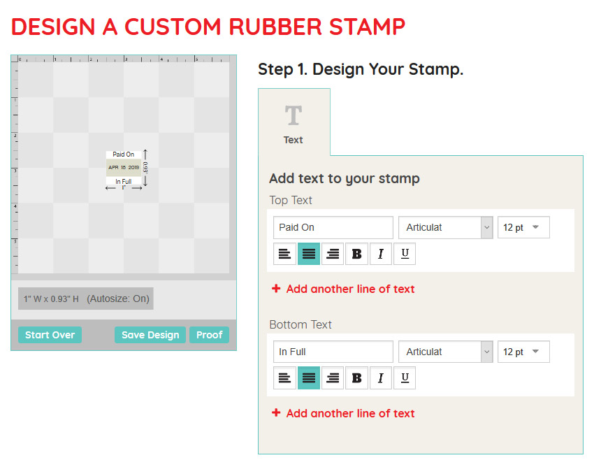 How To: Date Stamp Designer