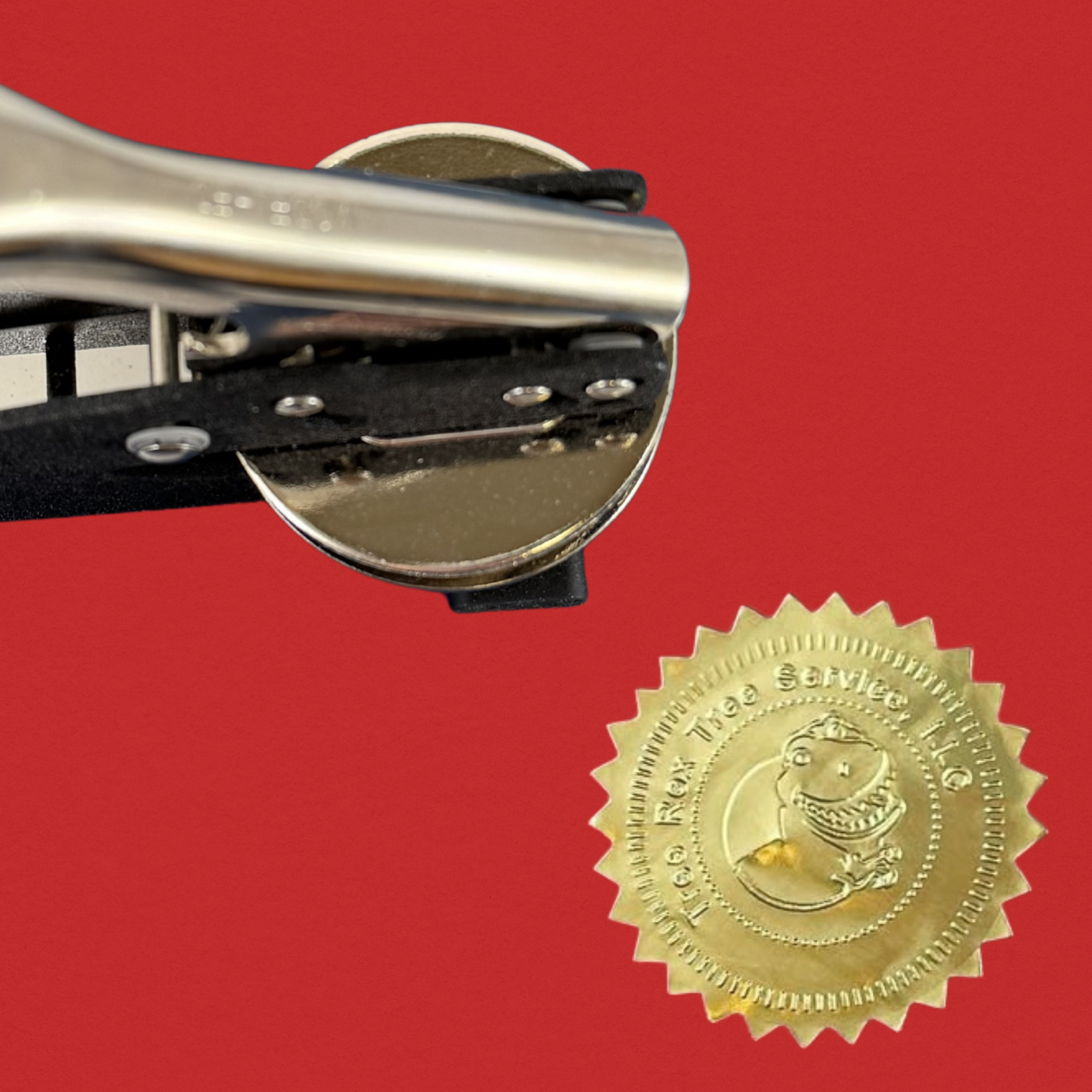 Custom Desktop Embosser | Include Your Art and Text