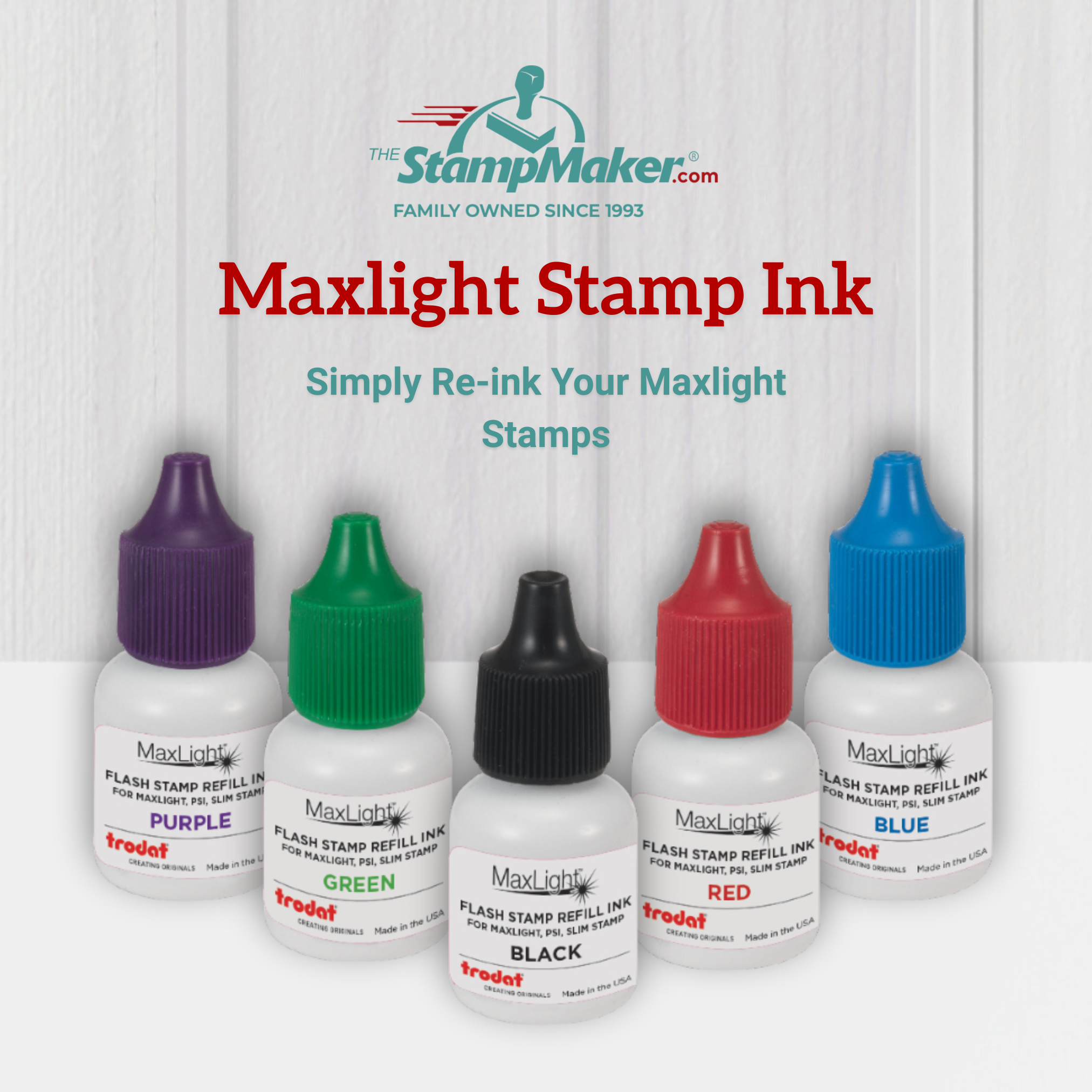 MaxLight Refill Ink - Variety of Colors - 1/4 oz