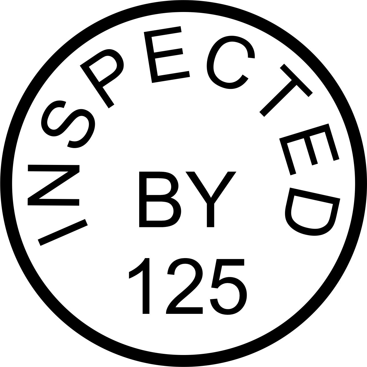 Inspection Stamp IN1 | Wood, Metal or Self-Inking