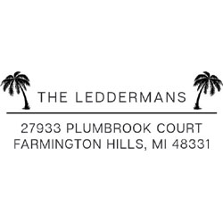 Custom Monogram Stamp: Design Your Monogram Address Stamp