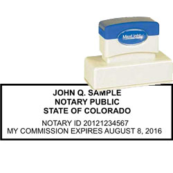 Colorado Pre-Inked Notary Seal Stamp