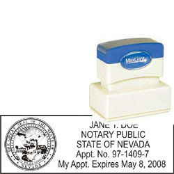 Nevada ML185 Pre-Inked Notary Seal Stamp