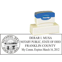 Ohio ML245 Pre-Inked Notary Seal Stamp