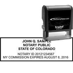 Colorado Trodat Notary Stamp
