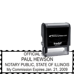 Illiinois Trodat Notary Stamp