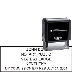 Kentucky Trodat Notary Stamp