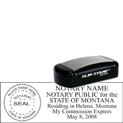 Montana Maxlight Notary Stamp