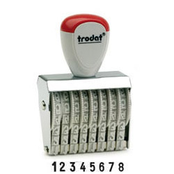 Trodat 1558 Number Stamp - Numbering Stamp with 8 Bands