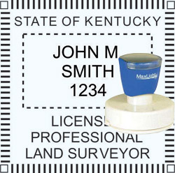 Kentucky Pre-Inked Land Surveyor Stamp