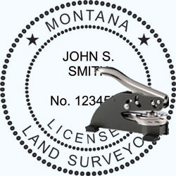 Montana Desktop Land Surveyor Seal