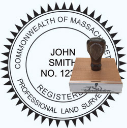 Massachusetts Land Surveyor Stamp