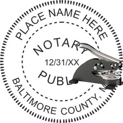 Maryland Pre-Inked Notary Stamp