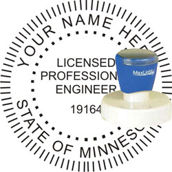 Minnesota Pre-Inked Engineer Stamp