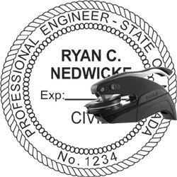 Nevada Pocket Engineer Seal - theStampmaker.com