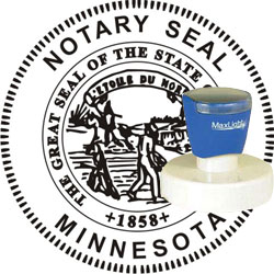 Minnesota Pre-Inked Notary Seal Stamp