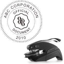 Pocket Embosser with Your Personalized Art and Text