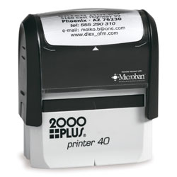 2000 Plus Printer 40 Self Inking Stamp - theStampmaker.com
