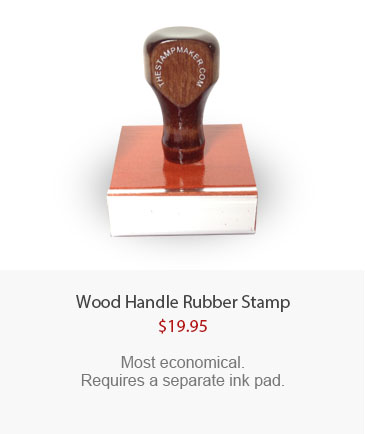 From the Kitchen of Stamp - Pre-Inked, Self-Inking or Wood Handle