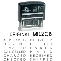 2000 Plus S140/WD Self Inking Micro Message Dater Stamp