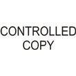 SS-14 Controlled Copy Stamp: Self-Inking or Pre-Inked